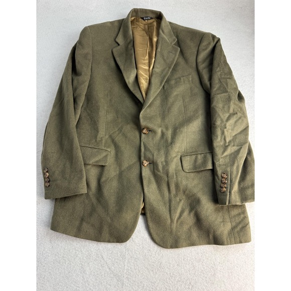 bill blass | Suits & Blazers | Bill Blass Blazer Mens 42 Green 0 Camel ...